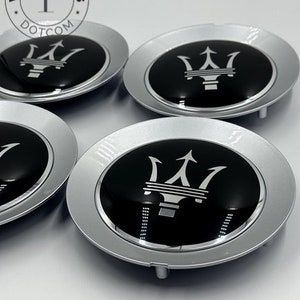 Maserati Ghibli Wheel Center Cap 152mm58mm 670013626 Black/silver ...