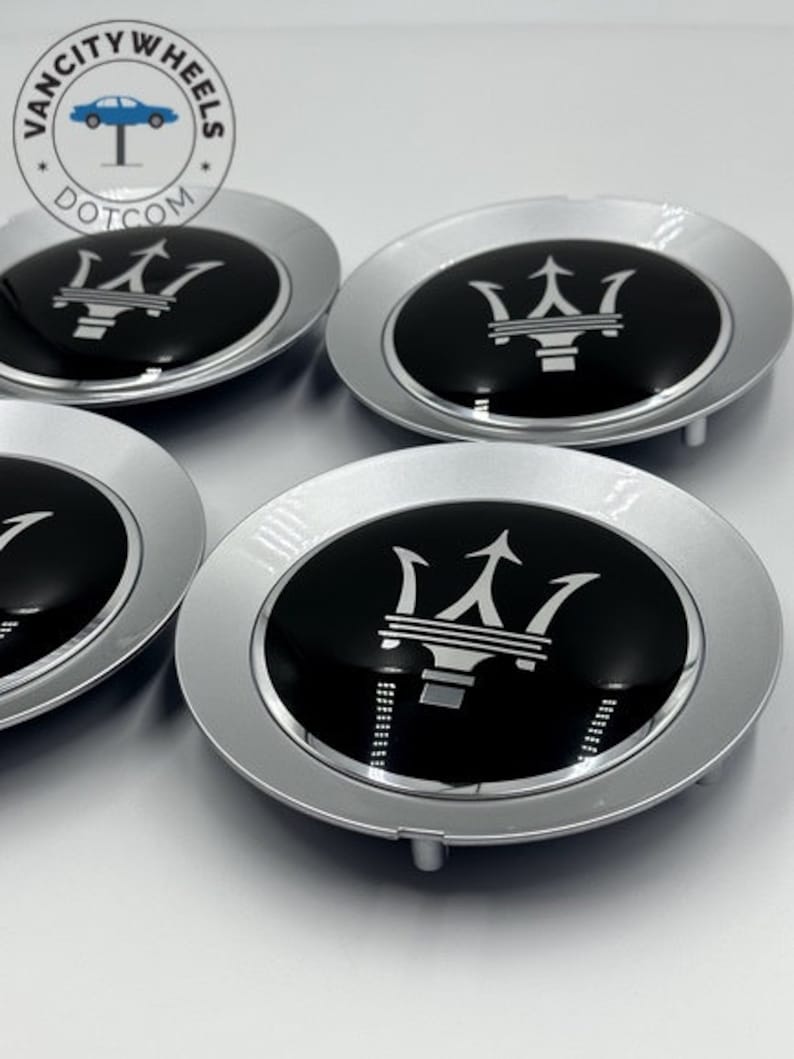 Maserati Ghibli Wheel Center Cap 152mm58mm 670013626 Black/silver ...