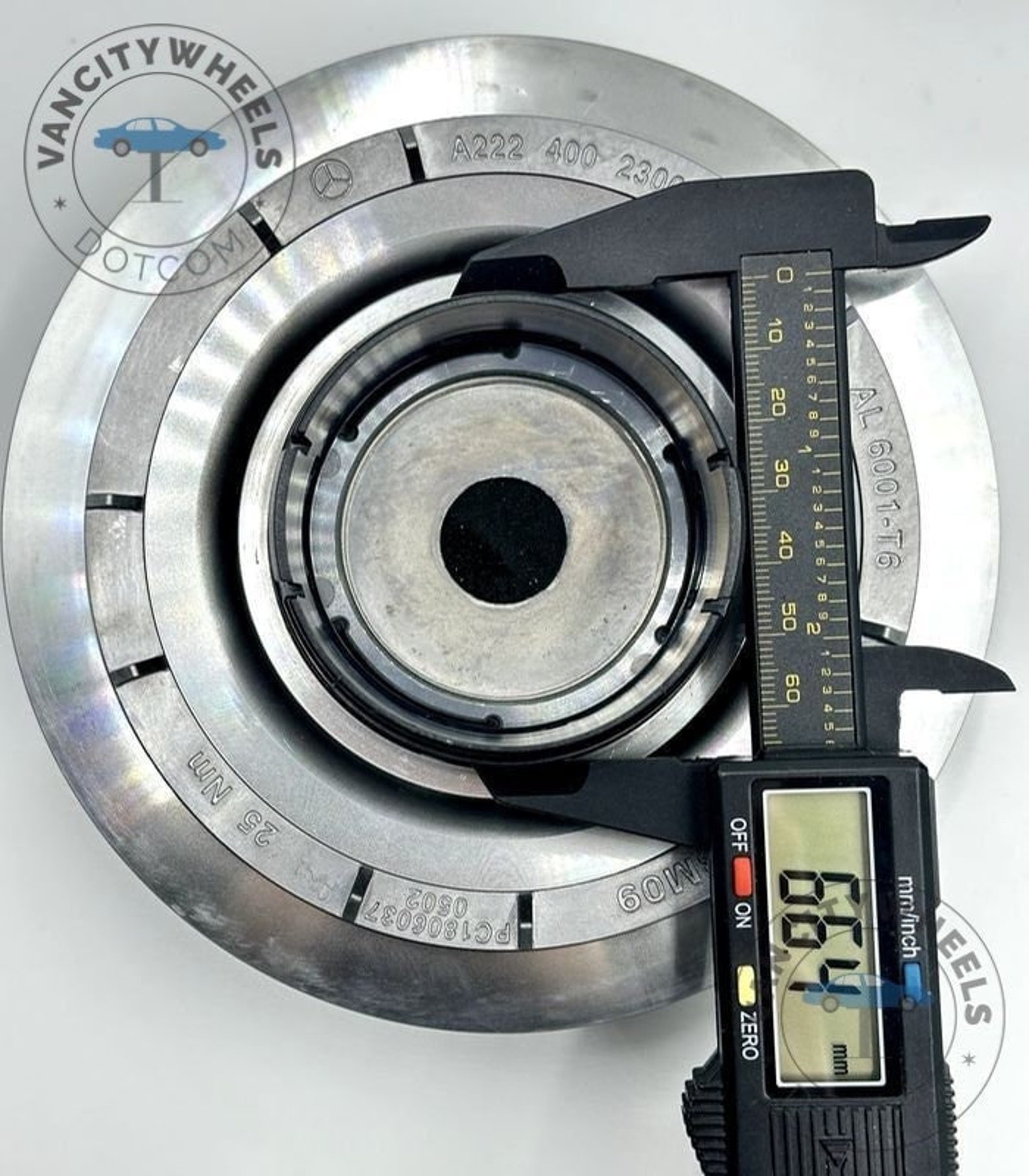 Matte Black Mercedes Benz Maybach Hubcap S680 A2224002300 145MM, Fits ...