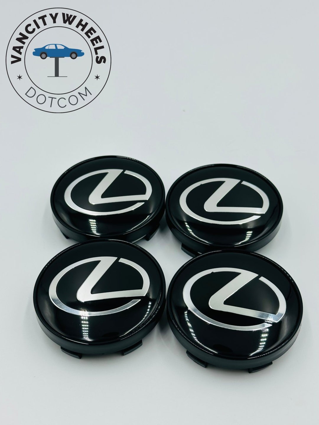 Premium 4pcs LEXUS Wheel Center Caps in Varied Sizes & Wheel Cap Base ...