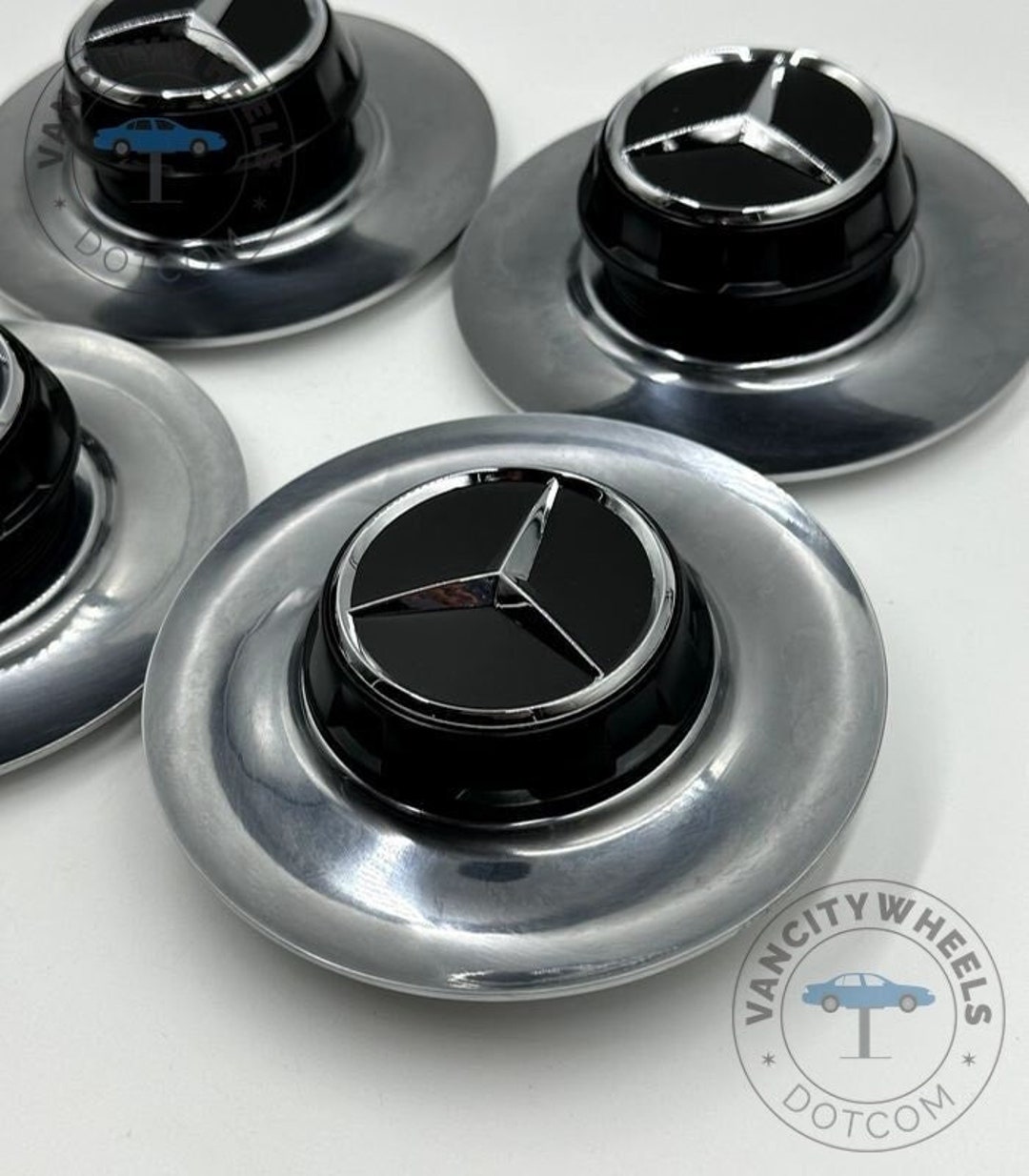 Chrome Mercedes Benz Maybach Hubcap A2224002300, 145mm Wheel Center ...