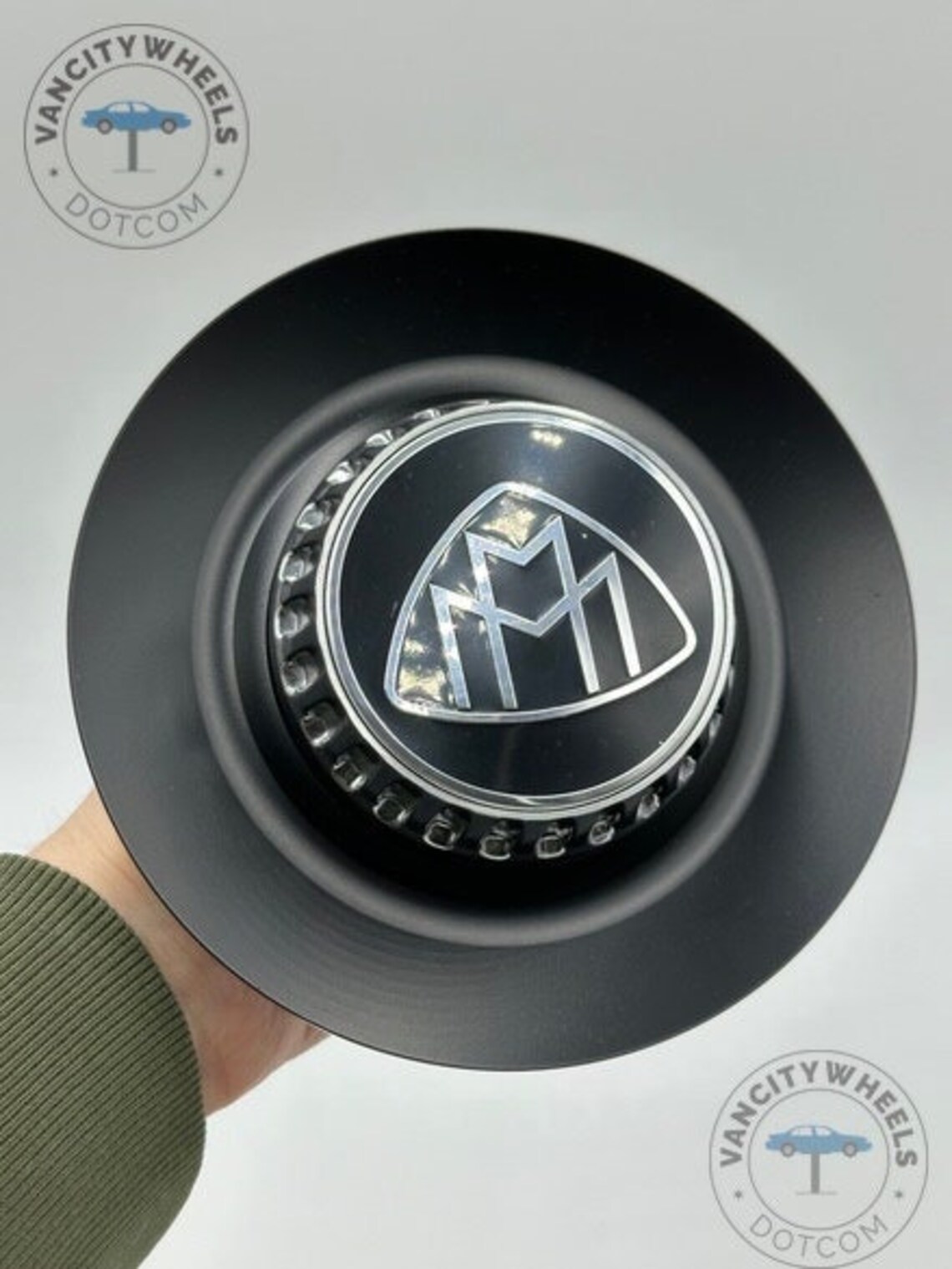 Mercedes Benz Wheel Hubcaps A2224002800 145mm Black, Compatible for ...