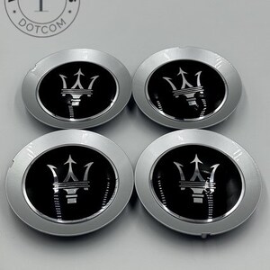 Maserati Ghibli Wheel Center Cap 152mm58mm 670013626 Black/silver ...