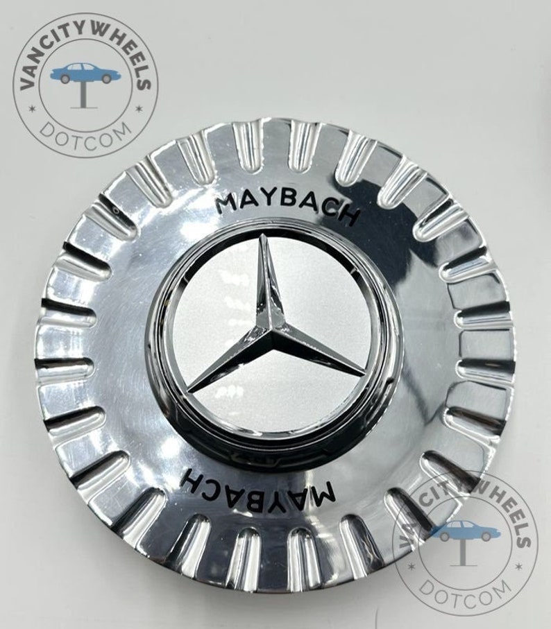 Chrome Mercedes Benz Maybach Gls Spike Wheel Center Cap Hub Cover 147mm ...