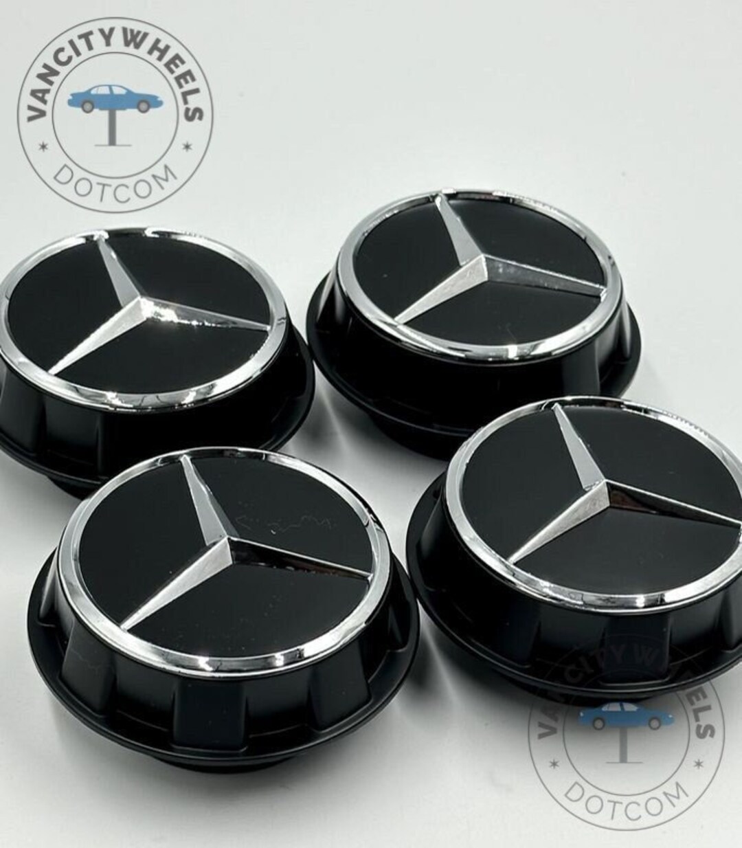 Mercedes Maybach 60mm AMG Black Surround Wheel Center Cap, Maybach 60mm ...