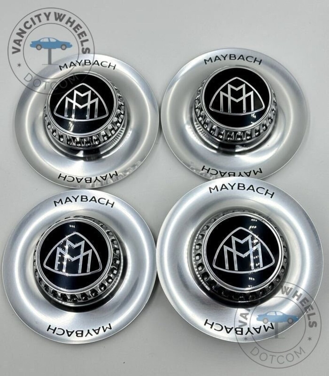 Chrome Mercedes Benz Maybach Hub Cap A2234000500, Fits Maybach 146mm ...