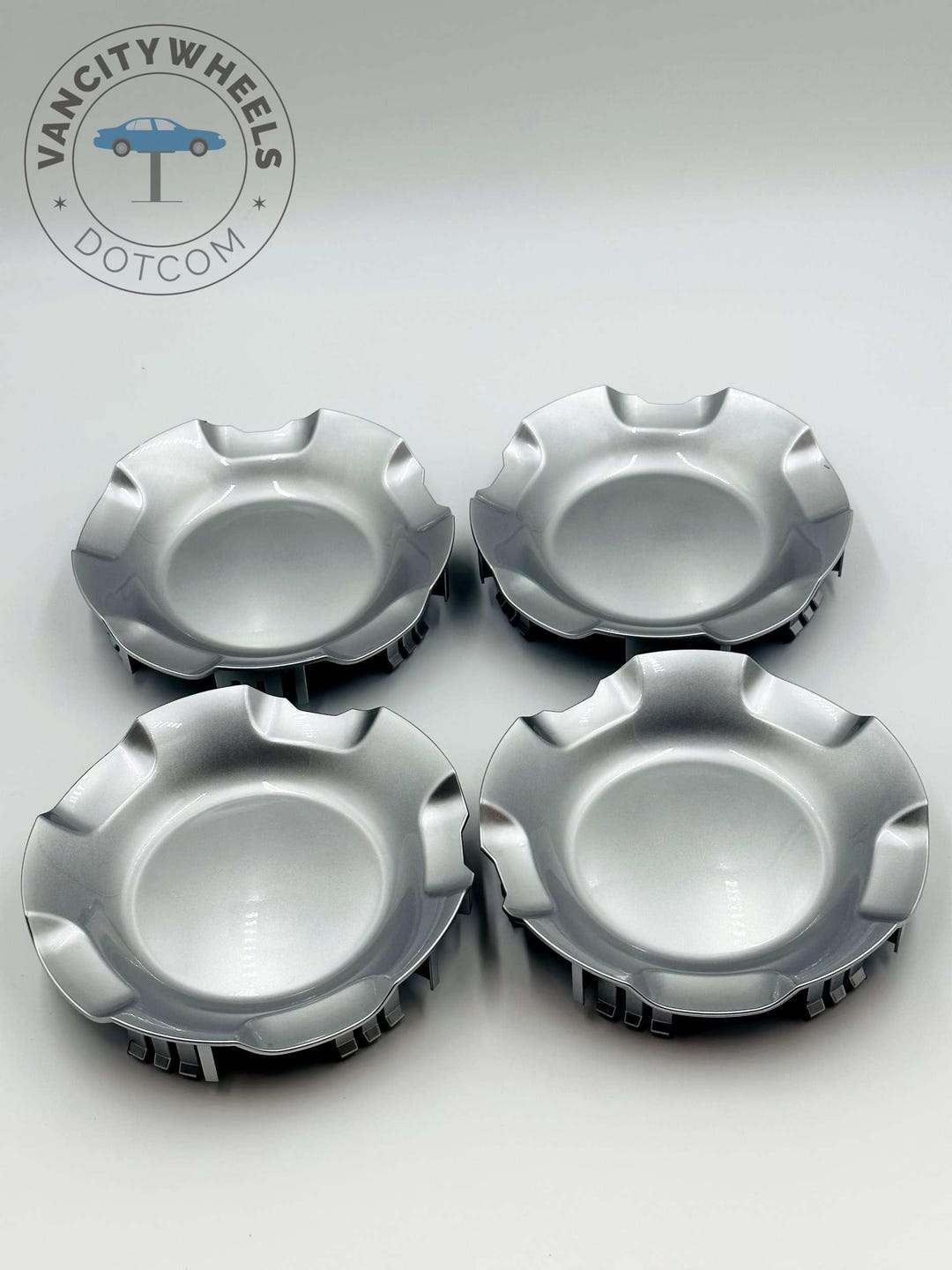 Set of 4 Silver No Logo Alloy Wheel Center Caps 181mm, Silver Center ...