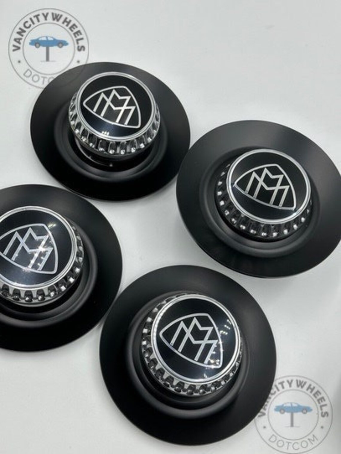 Mercedes Benz Wheel Hubcaps A2224002800 145mm Black, Compatible for ...