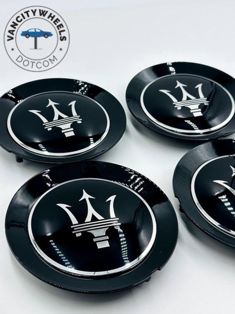 Maserati Ghibli Wheel Center Cap 152mm58mm 670013626 Black, Maserati ...