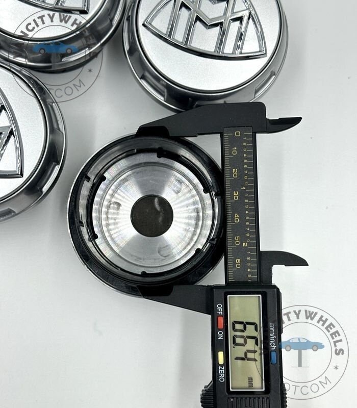 Maybach 66mm Surround Wheel Center Cap in Chrome, W205 W213 W218 Wheel ...