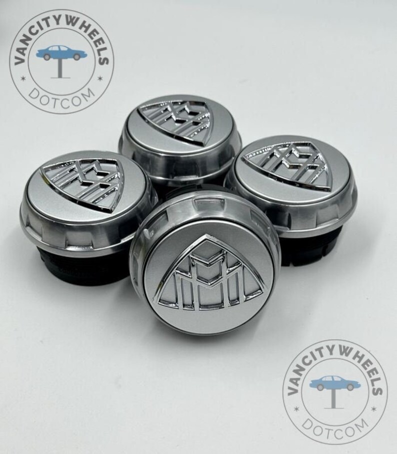 Maybach 66mm Surround Wheel Center Cap in Chrome, W205 W213 W218 Wheel ...