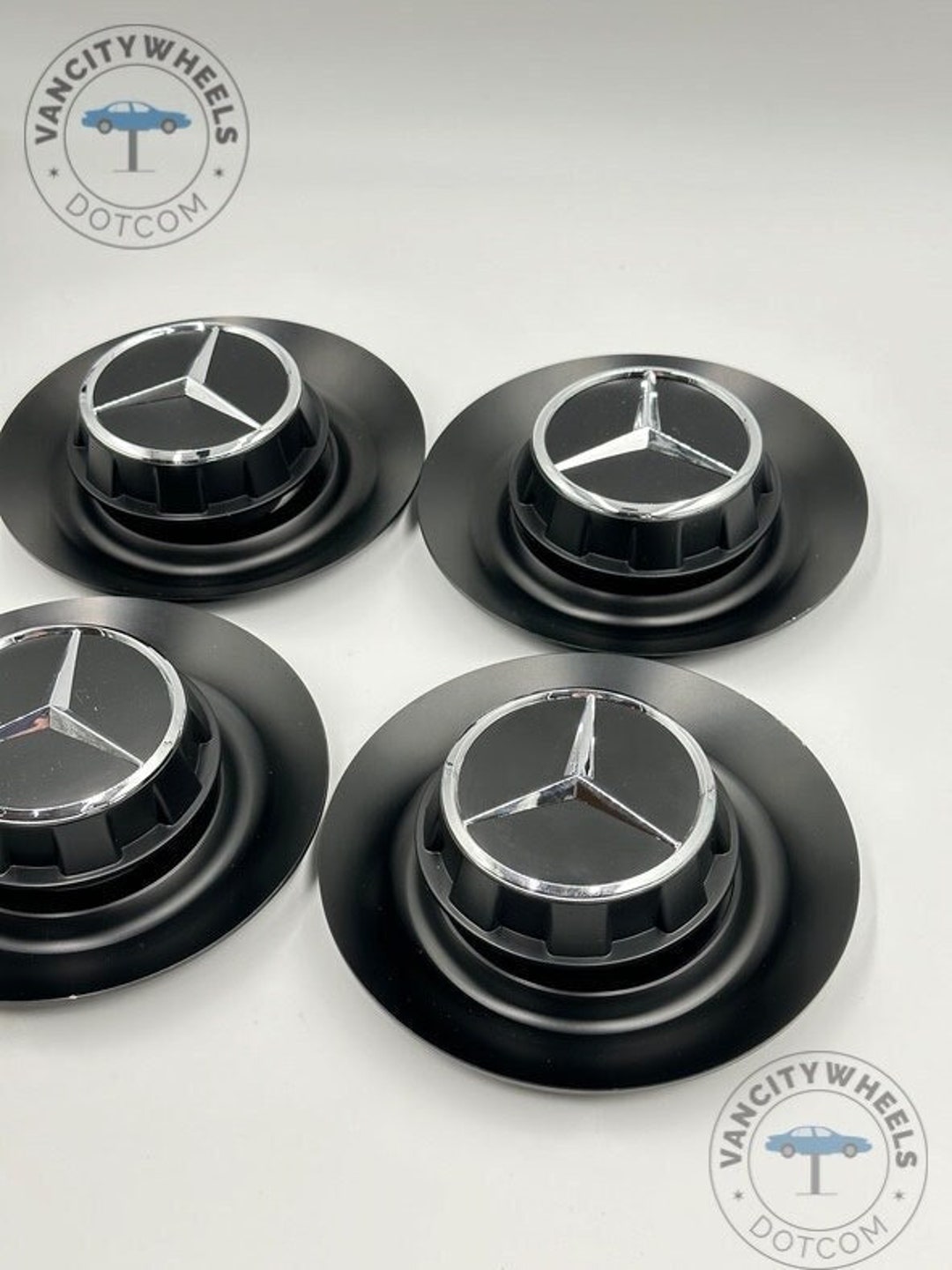 Mercedes Benz Maybach Wheel Hubcaps 154mm Black Mercedes Benz, Fits ...