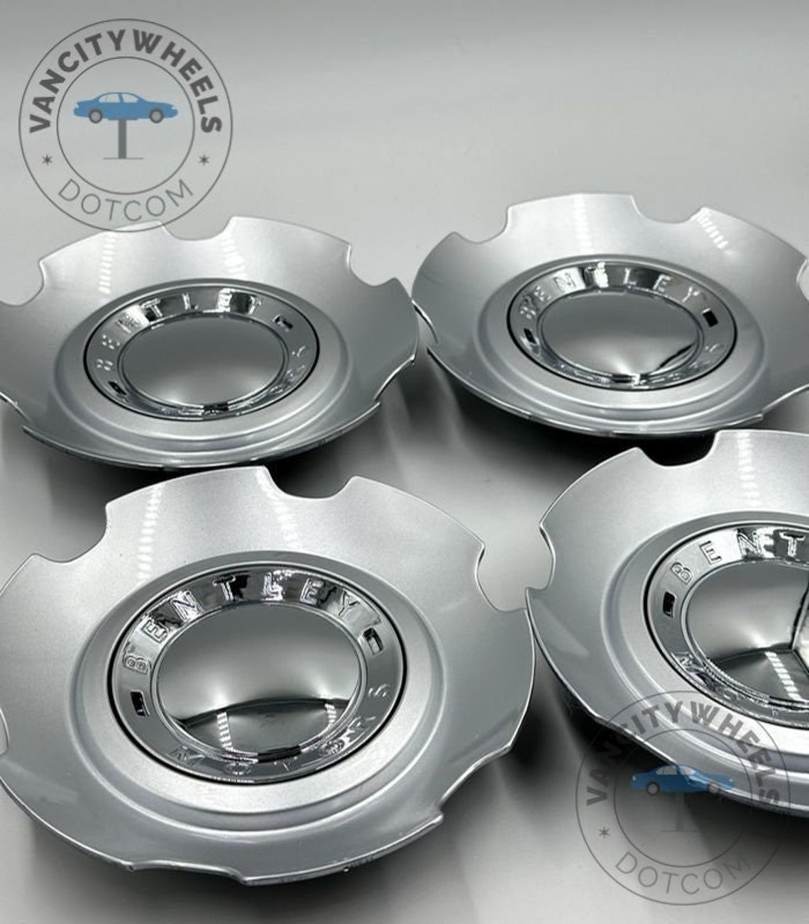 4pcs Bentley Wheel Center Cap Black Flying Spur 6 Twin Spoke OEM, Wheel ...