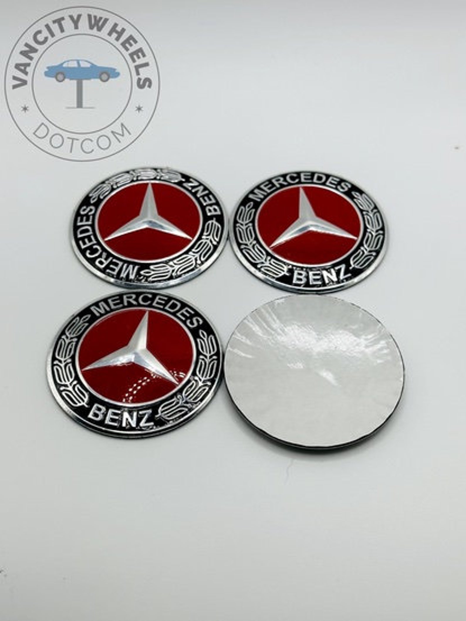 4PCS 56mm Mercedes Benz Stickers Emblems: Unleash the Exquisite ...