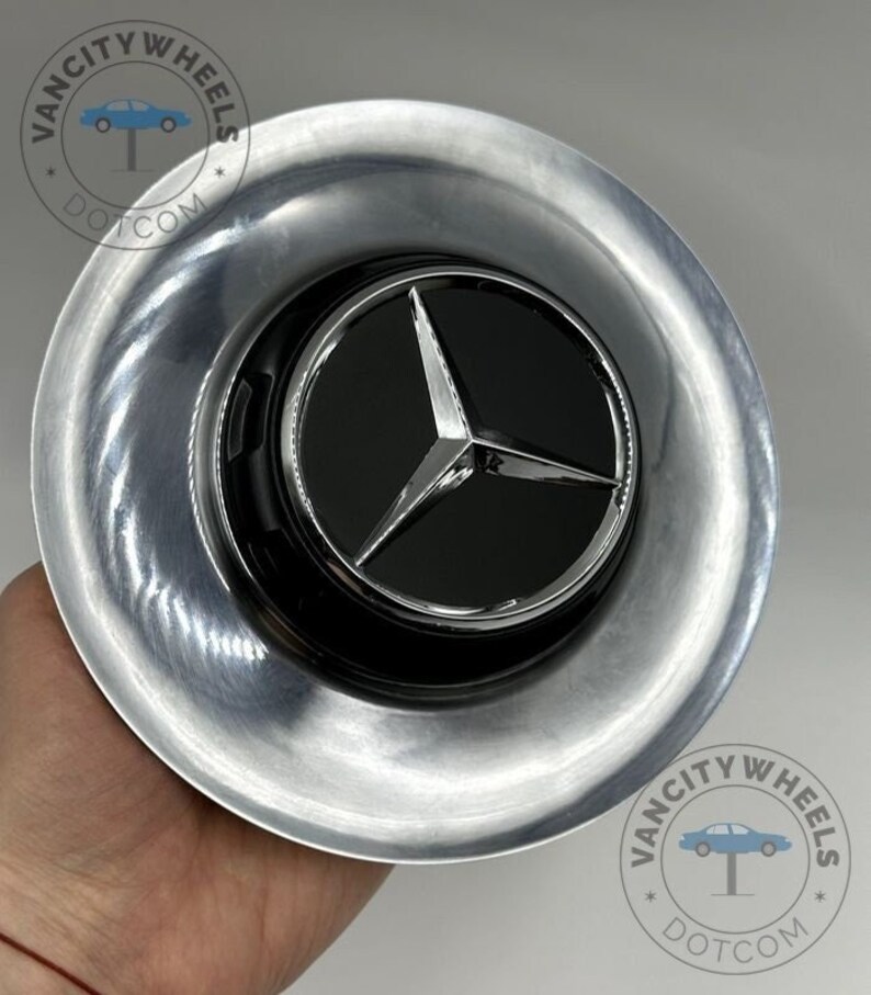 Chrome Mercedes Benz Maybach Hubcap A2224002300, 145mm Wheel Center ...