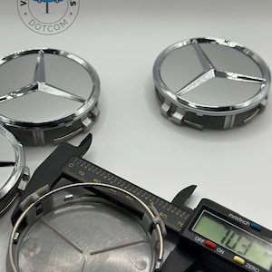 4pcs 75mm Car Wheel Center Hub Cap for Mercedes Benz Silver Chrome - Etsy