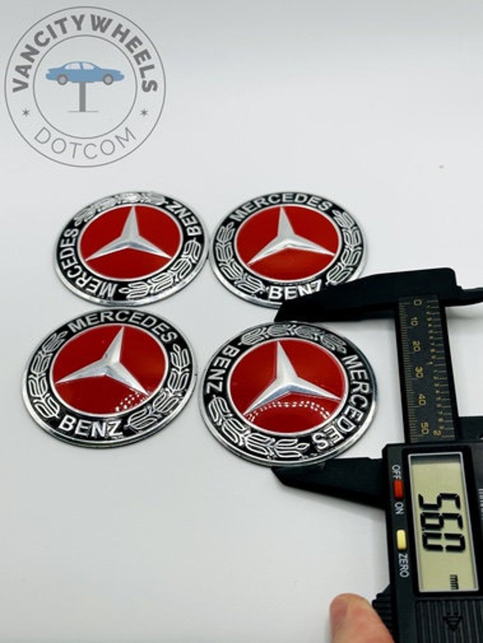 4PCS 56mm Mercedes Benz Stickers Emblems: Unleash the Exquisite ...