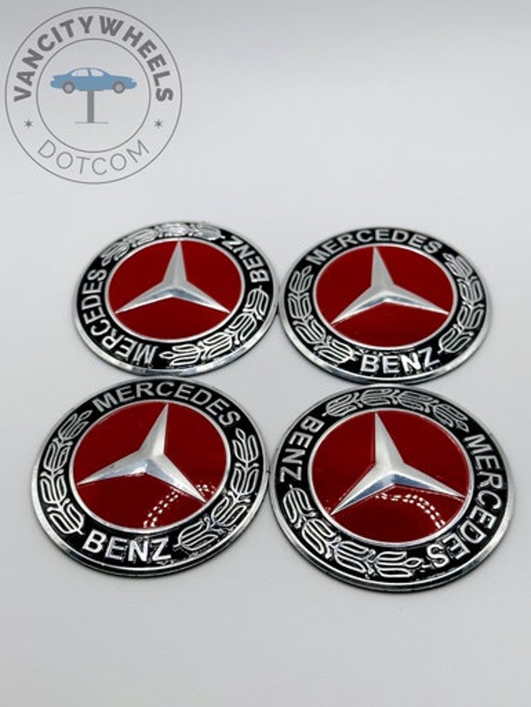 4PCS 56mm Mercedes Benz Stickers Emblems: Unleash the Exquisite ...