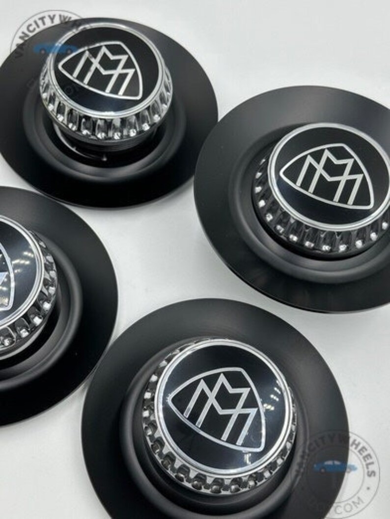 Mercedes Benz Wheel Hubcaps A2224002800 145mm Black, Compatible for ...