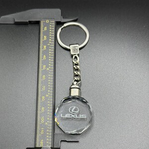 Lexus Logo LED Crystal Light Cute Keychain Gift for Car Lovers - Etsy