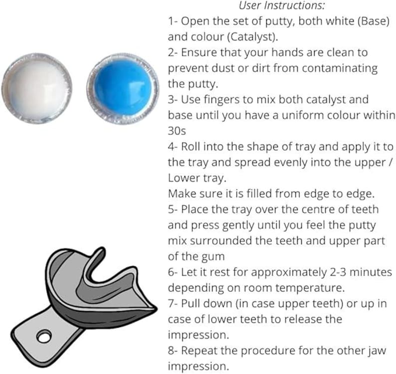 Custom Orthodontic Replacement Retainer With Free Case and Impression ...