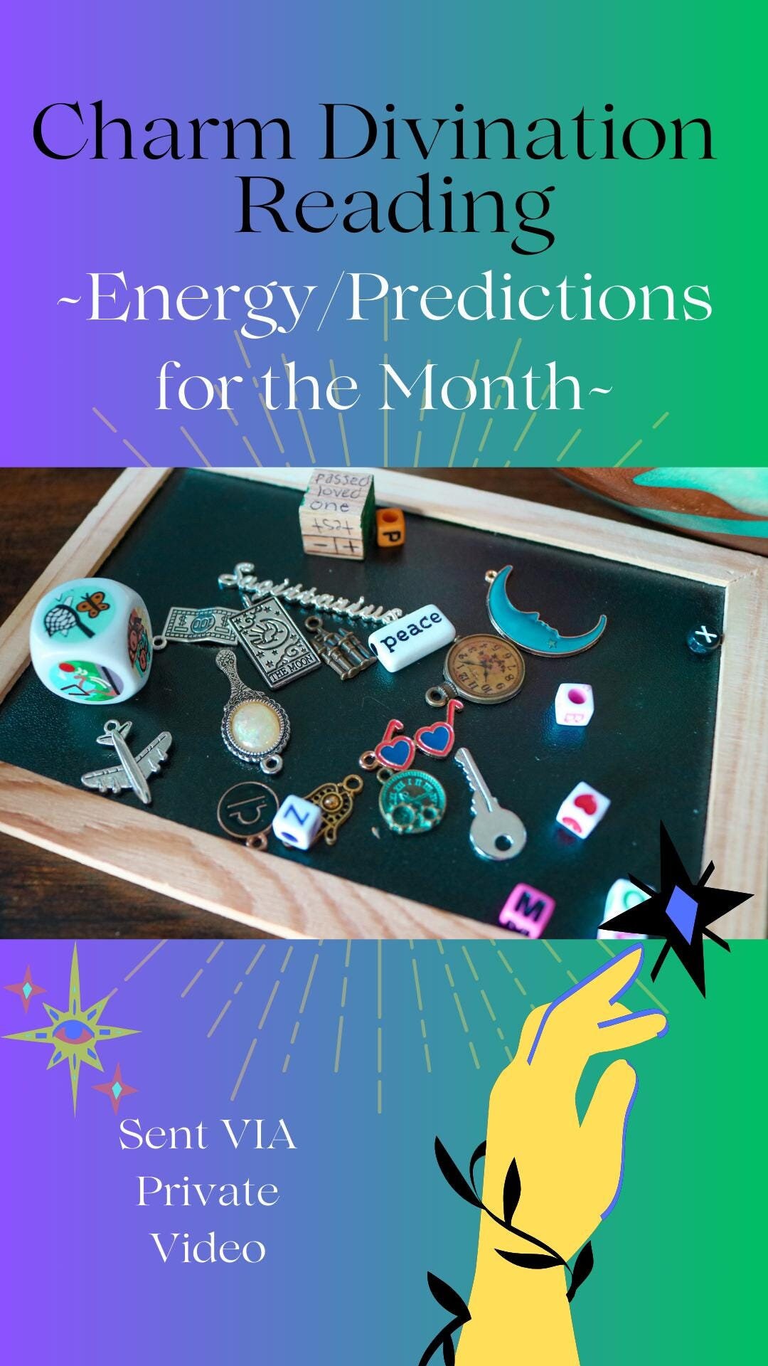 Charm Divination Reading, Energy for the Month/ Predictions, Sent VIA ...