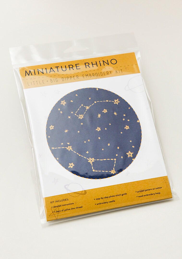 Little & Big Dipper Constellation Embroidery Kit - Etsy UK