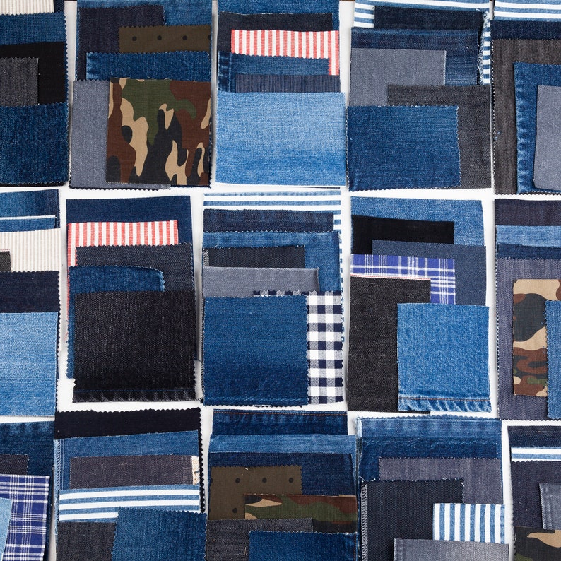 Sashiko Mending Kit - a DIY Guide to Decorative, Functional Patching by ...