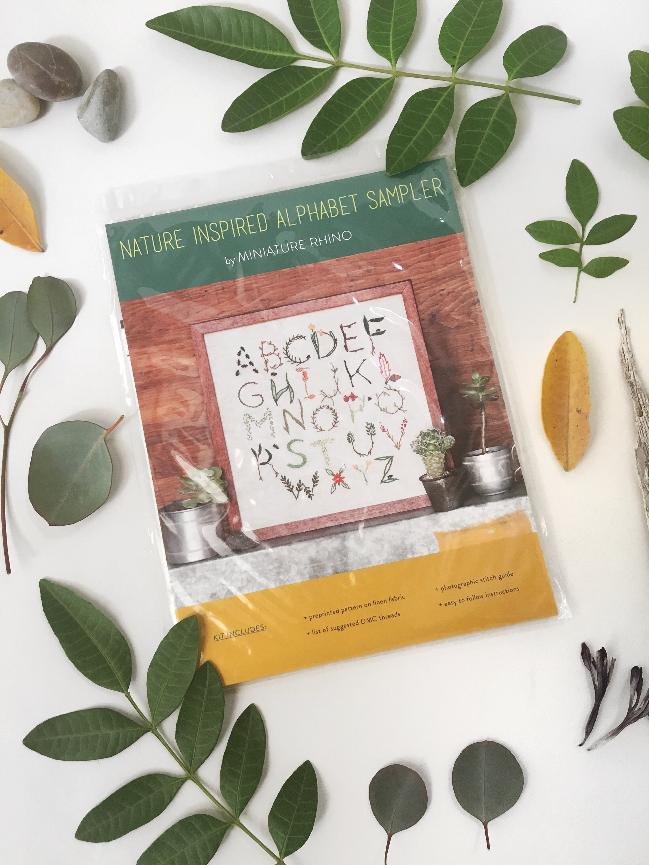 Nature Inspired Alphabet Sampler - Etsy