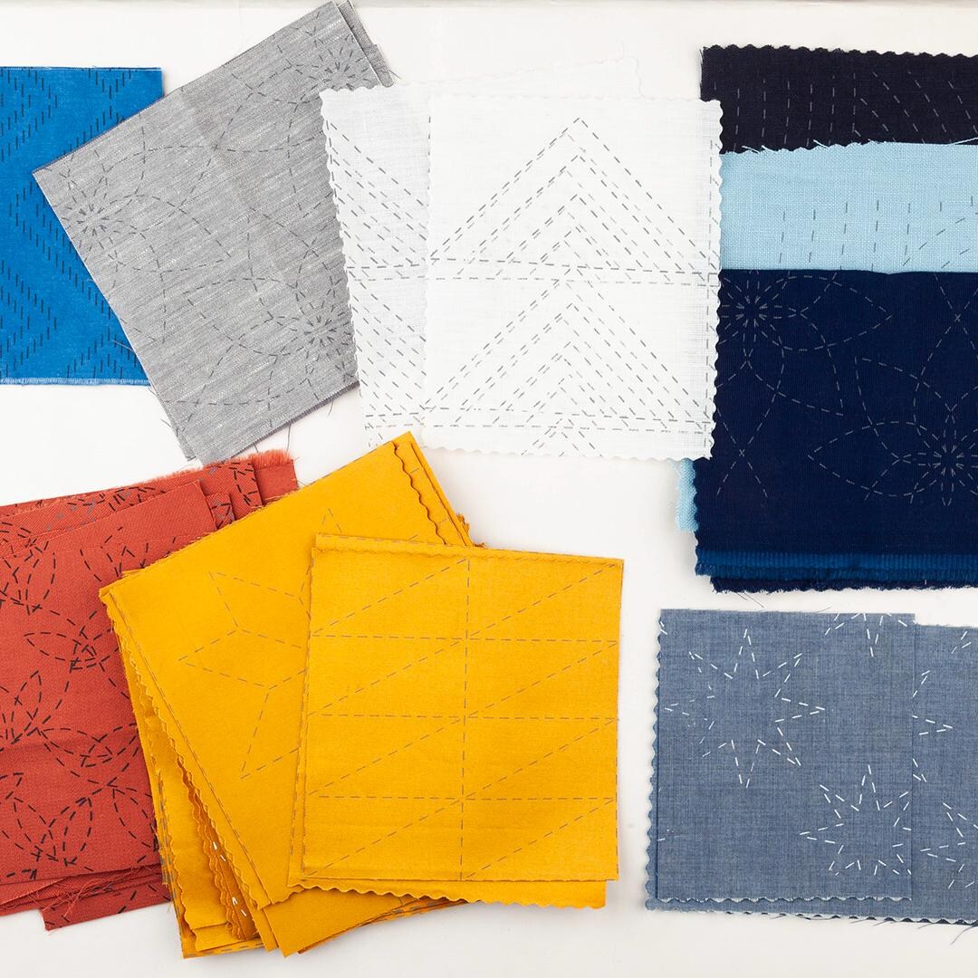 Screen Printed Pattern Fabric Scrap Pack - Etsy