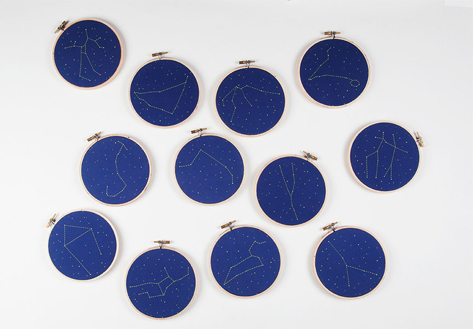 Any Four Constellation Embroidery Kits Zodiac Orion - Etsy