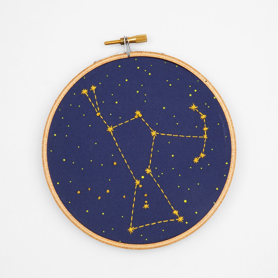 Orion Constellation Embroidery Kit - Etsy