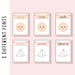 Gingham and Bows Theme Classroom 3D 2D Shapes Posters in Soft Pastel ...