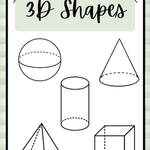 Gingham and Bows Theme Classroom 3D 2D Shapes Posters in Soft Pastel ...