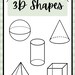 Gingham and Bows Theme Classroom 3D 2D Shapes Posters in Soft Pastel ...