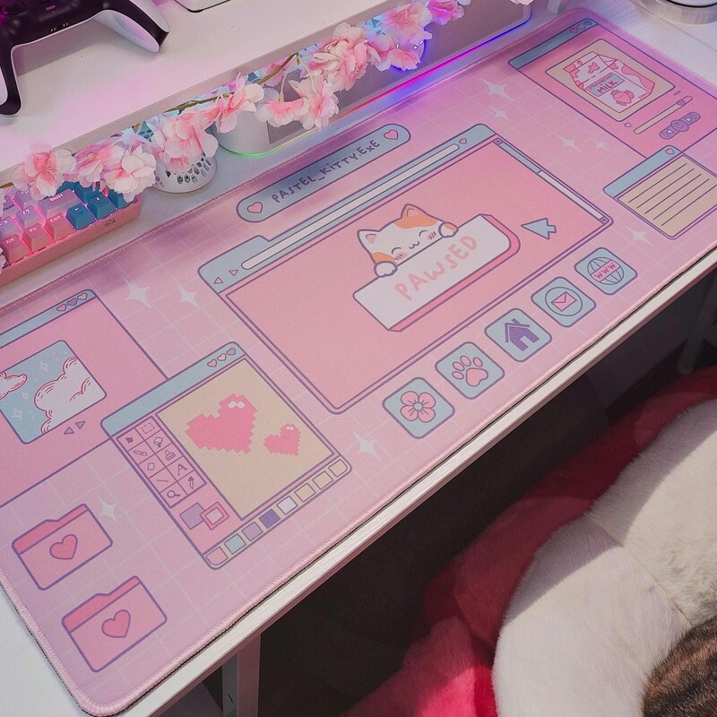 Kawaii Desk Mat - Etsy