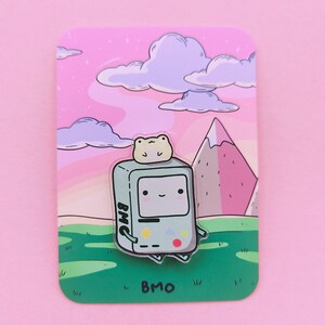 BMO and Frog Acrylic Pin | Kawaii Pin | Cute Pin - Etsy