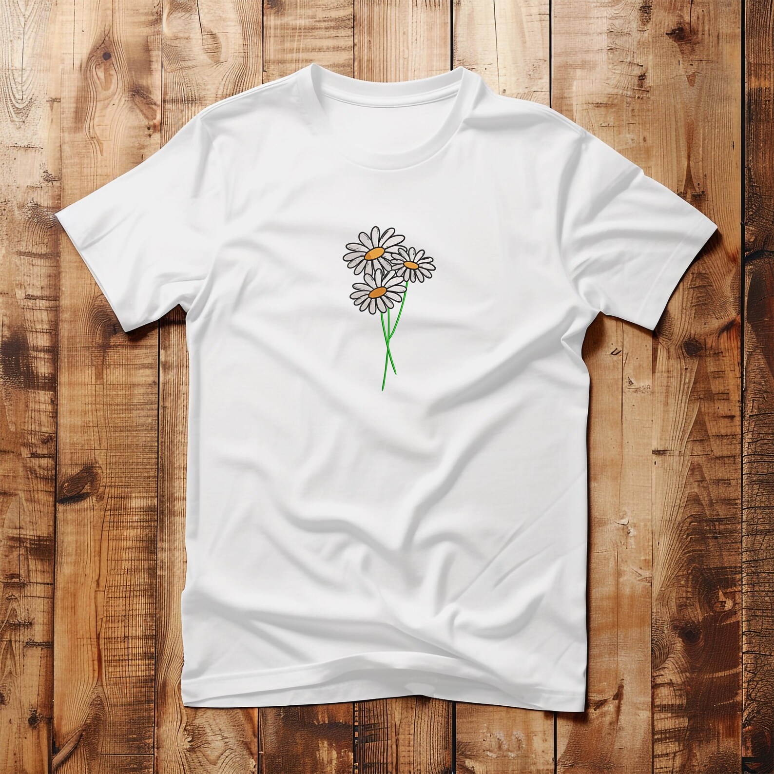 Wildflower Meadow Embroidery Design: Daisy & Clover Bouquet (PES File ...