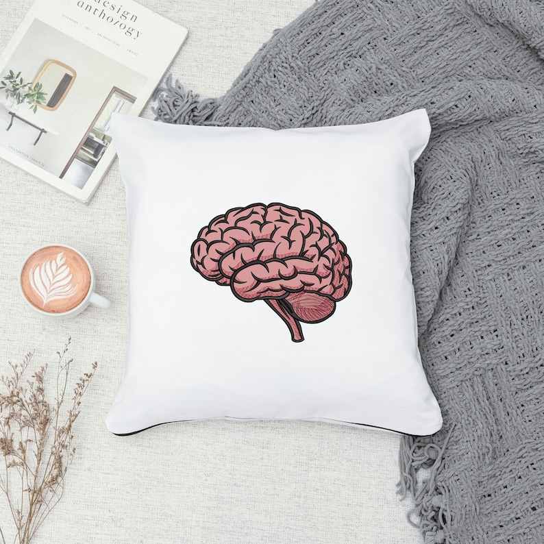 Human Brain Embroidery Design, Brain Applique Machine Embroidery Design ...