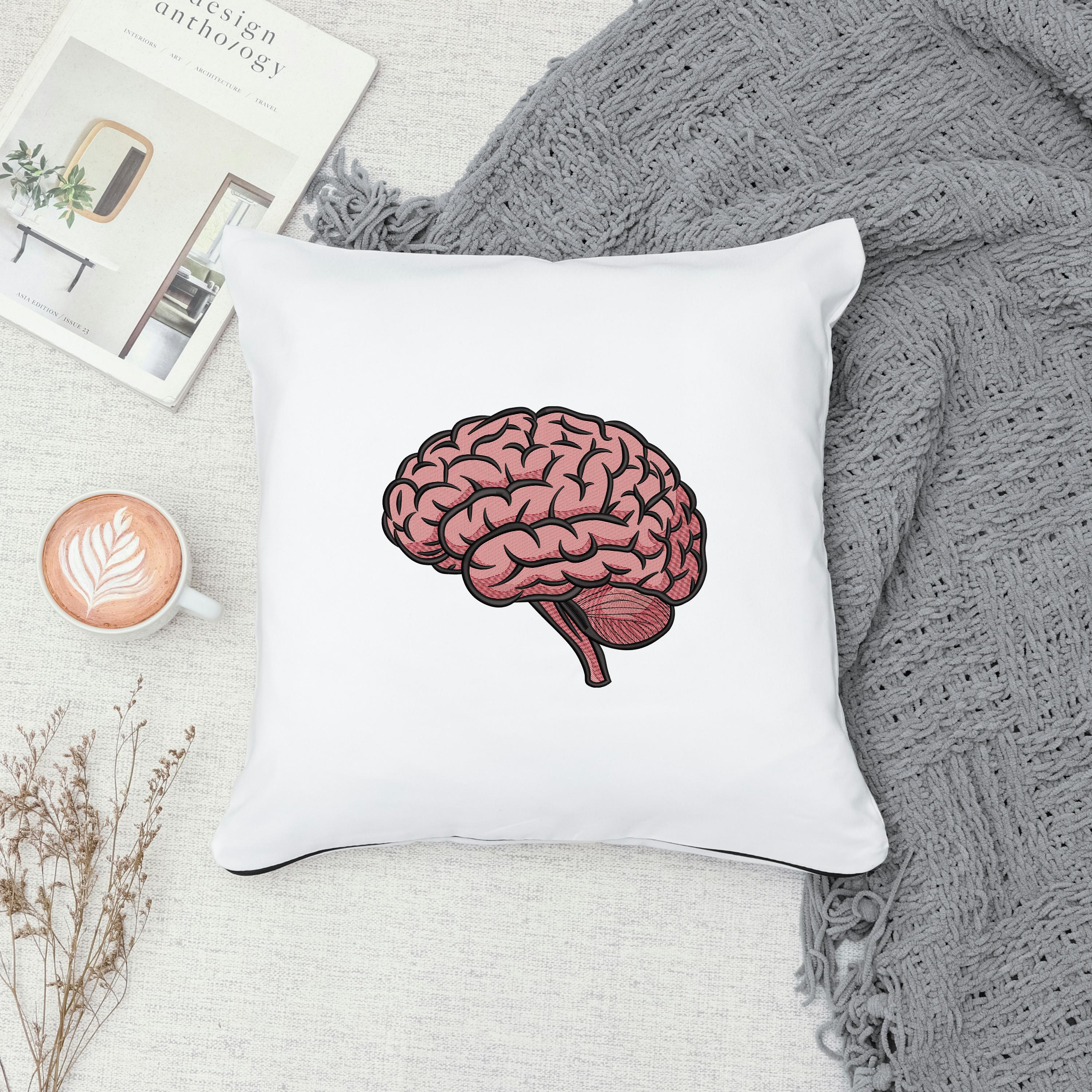 Human Brain Embroidery Design, Brain Applique Machine Embroidery Design ...