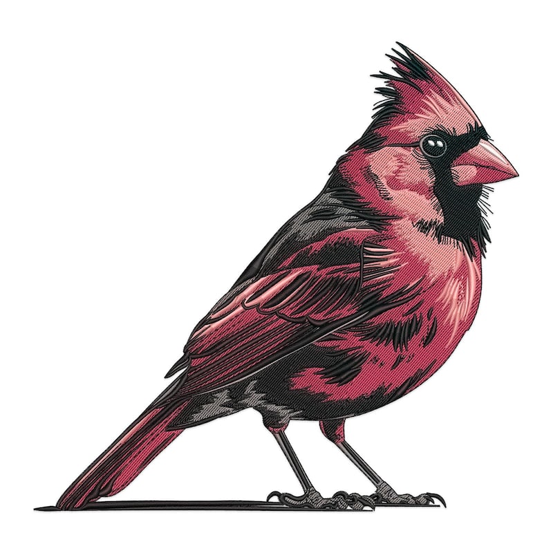 Cardinal Embroidery - Etsy