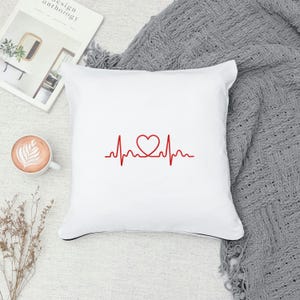 Heartbeat Embroidery Design, Heart With Heartbeat Valentine Machine ...