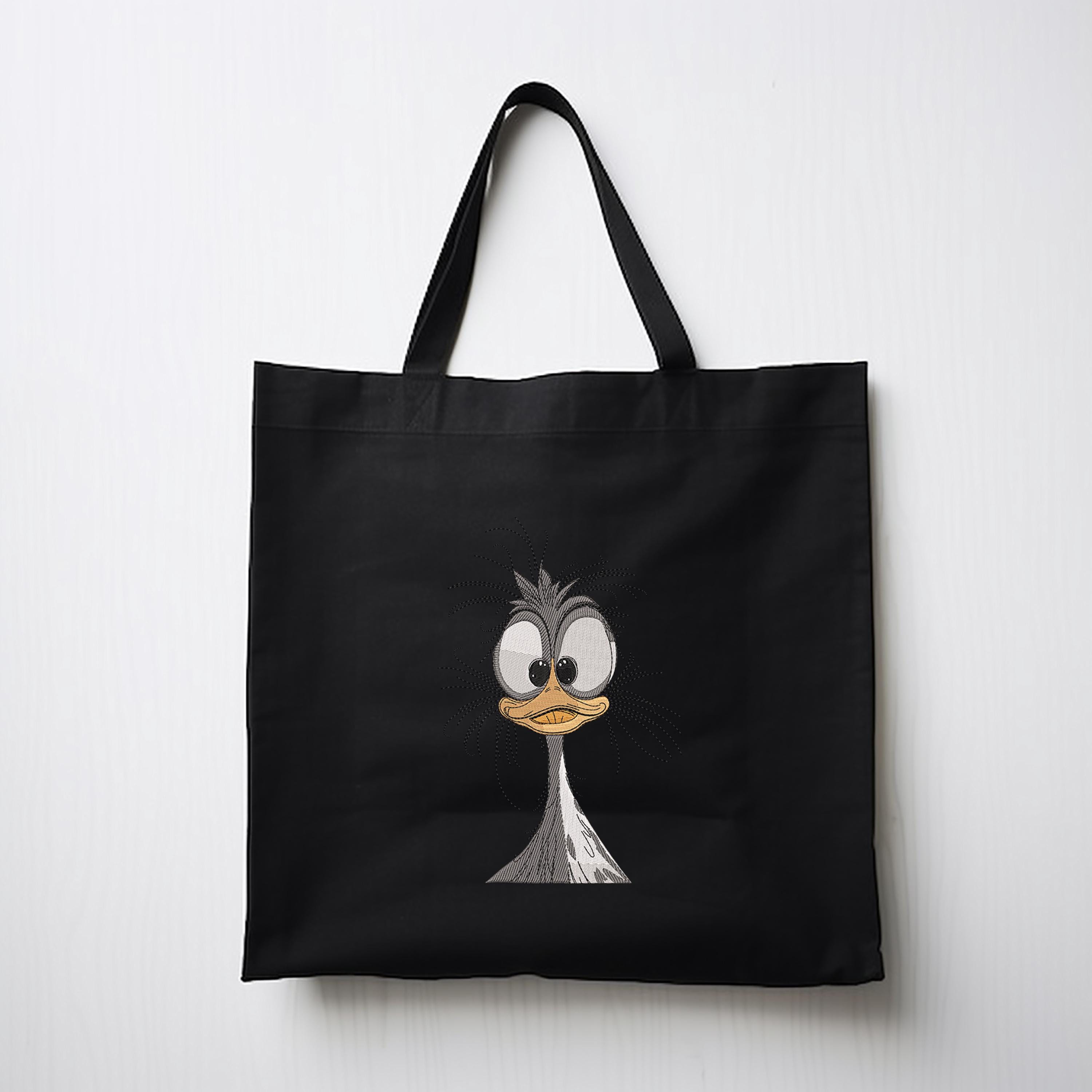 Funny Frazzled Duck Embroidery Design, Cartoon Animal (PES, DST, EXP ...