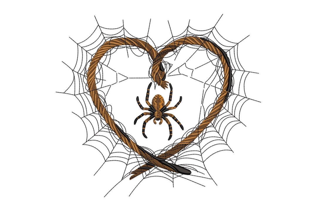 Spider Embroidery Design, Split Spider Web With Spider Web Machine Embroidery Design, Halloween ...
