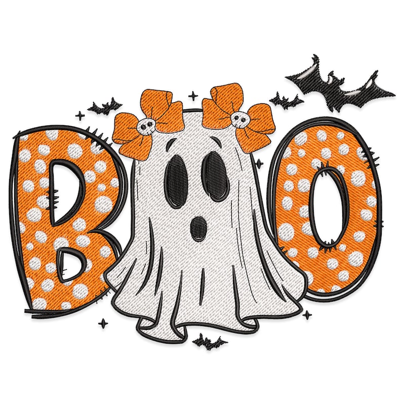 Boo Machine Embroidery - Etsy
