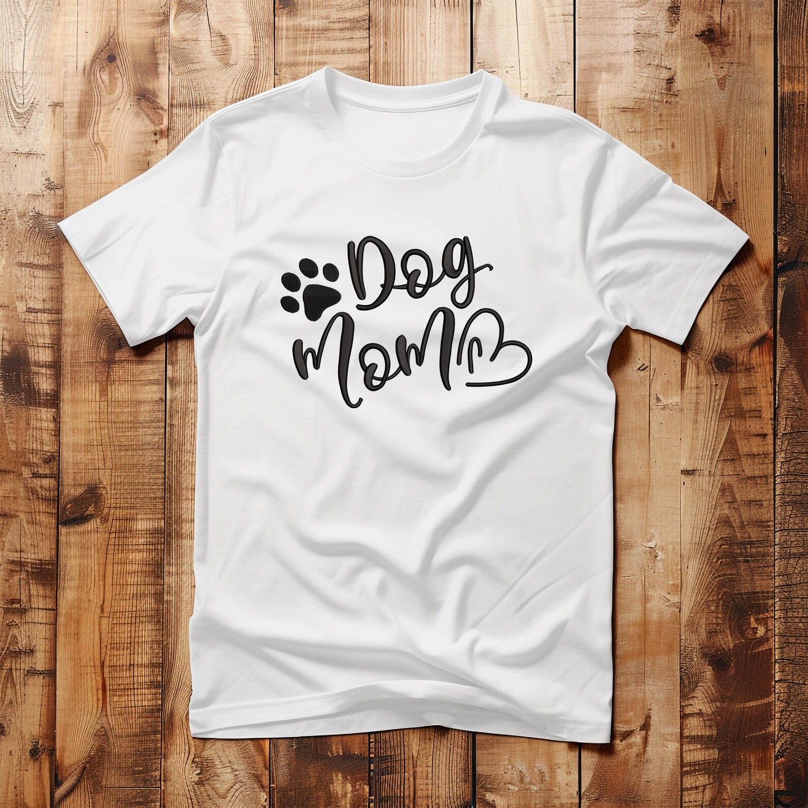 Dog Mom Embroidery Design: Paw Print, Mother's Day (PES, DST, EXP) - Etsy