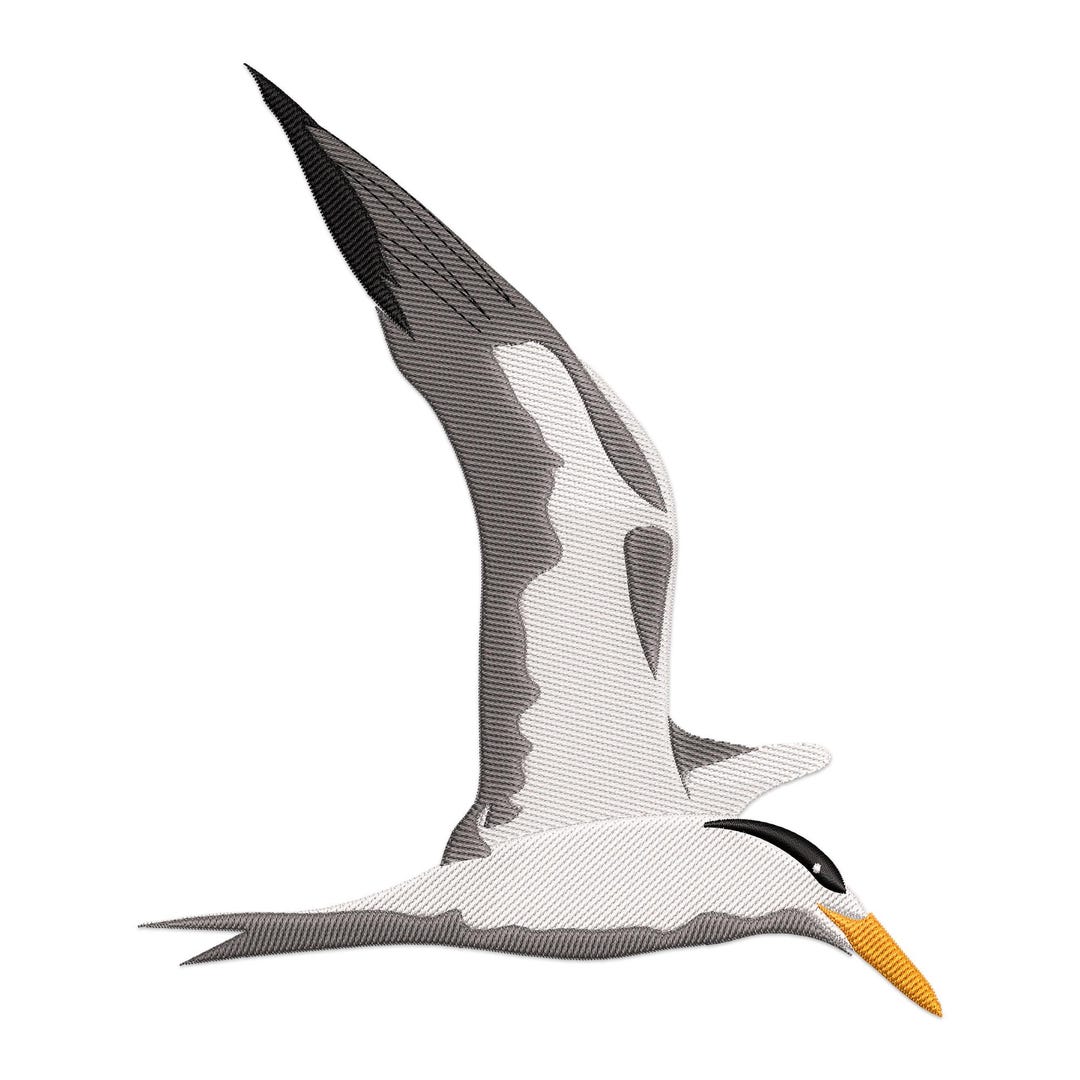 Flying Bird Embroidery Design: Seabird PES File (digital Download) - Etsy