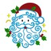 Retro Santa Face Embroidery Design: Christmas Holly (embroidery File ...
