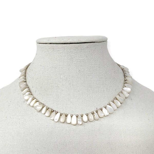 Elegant Mother Of Pearl Bead Necklace Photos