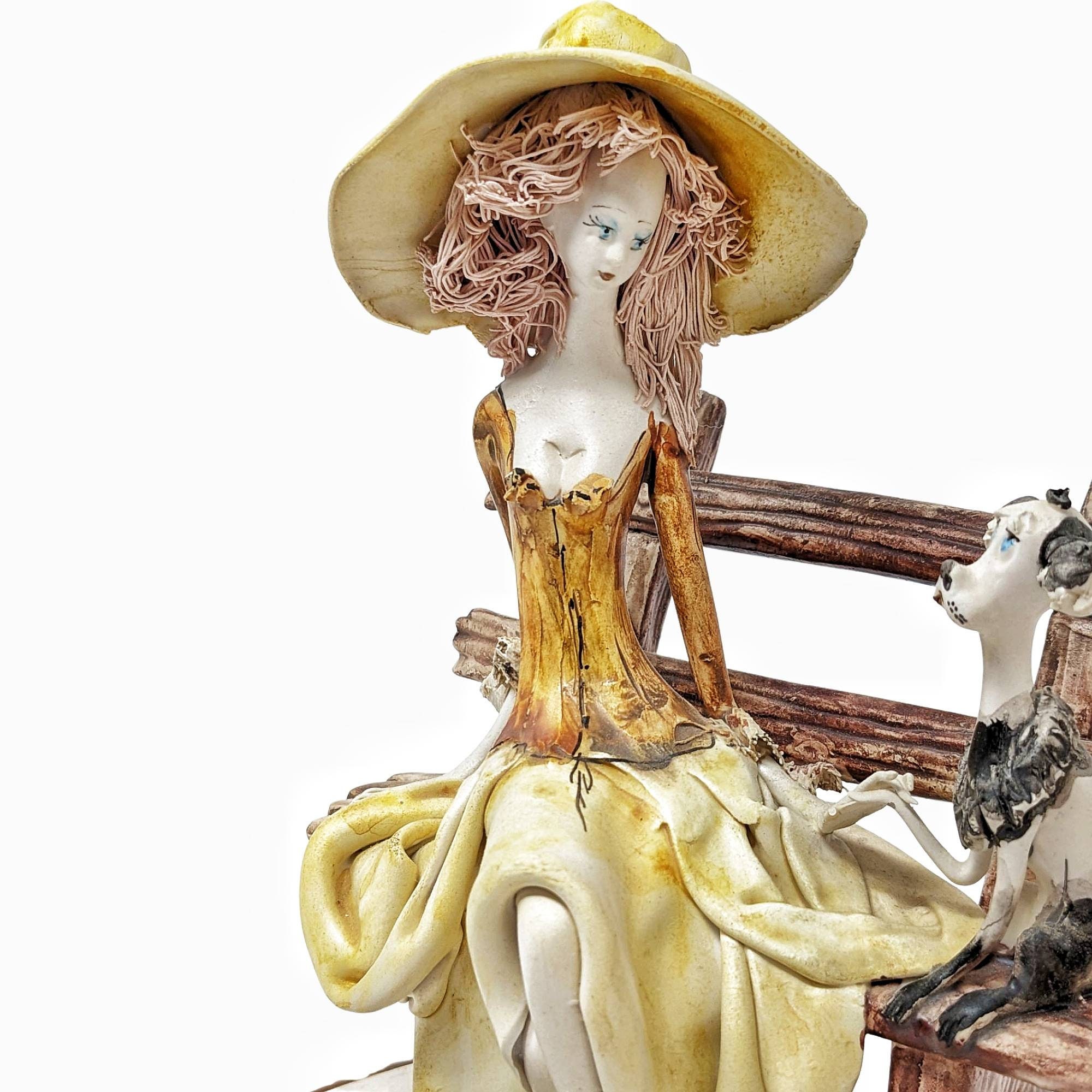 RARE Emilio E. Tezza Italian Porcelain Sculpture A Day at - Etsy